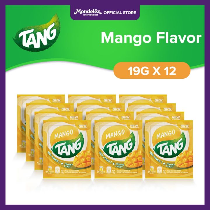 Tang Instant Drink Mix - Mango Flavor 19g (Set of 12) | Lazada PH