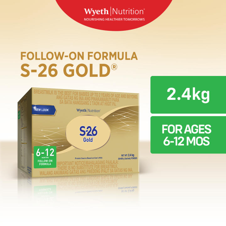 Wyeth Nutrition S-26 GOLD 6-12 months 2.4kg | Lazada PH