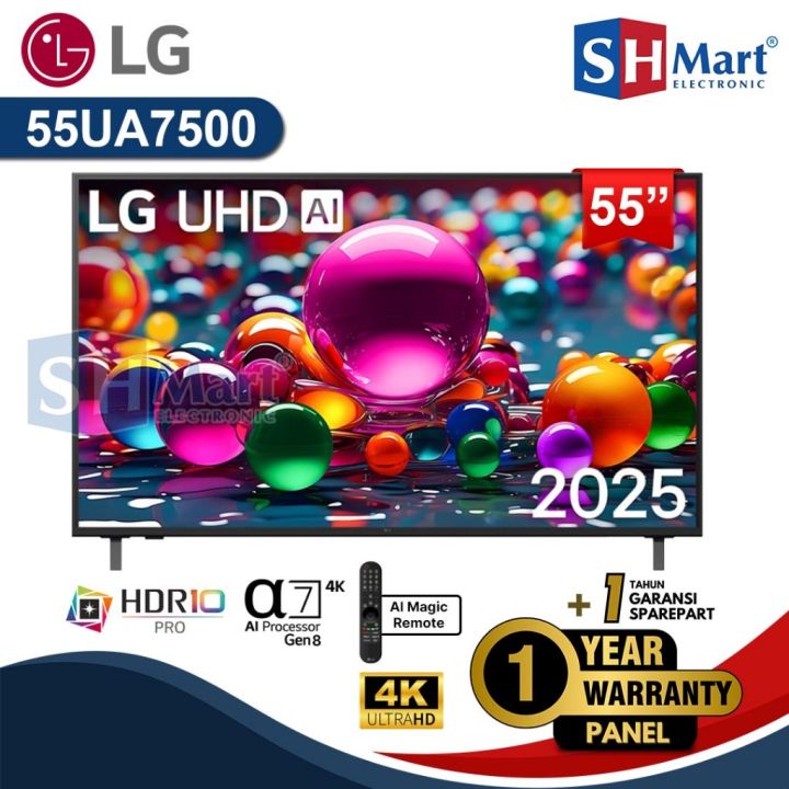 Lg Smart Tv 55 Inch 55UA7500PSA 4K UHD AI HDR 10 Pro Magic Remote ...