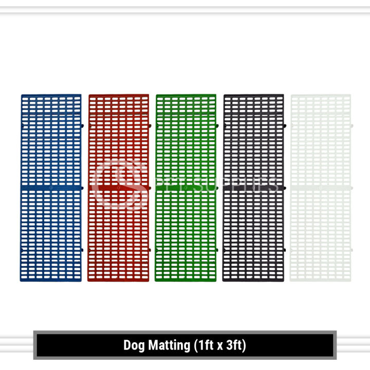 MDCP-(1ft x 3ft) High Quality Dog Matting Plastic Interlocking Dog Mat ...
