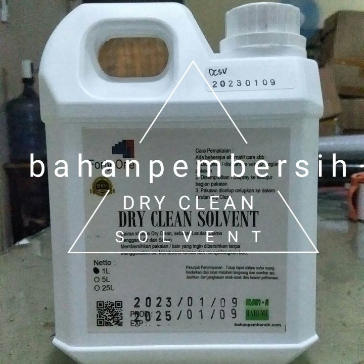 Dry Clean Solvent 1 Liter Forty One Kleen-R Harume Pembersih Utama ...