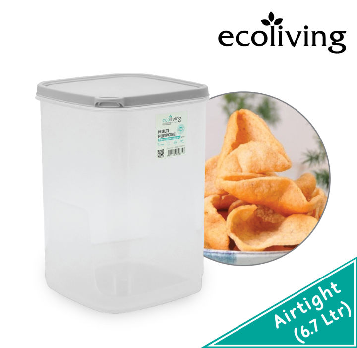 ECO LIVING Food Container With Square Shape,Airtight Food Storage ...