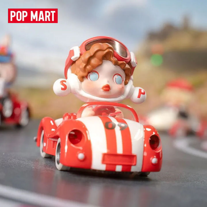 ของแท้ POPMART Mix Super Racing popcar Dimoo Action Figure ของเล่นตก ...