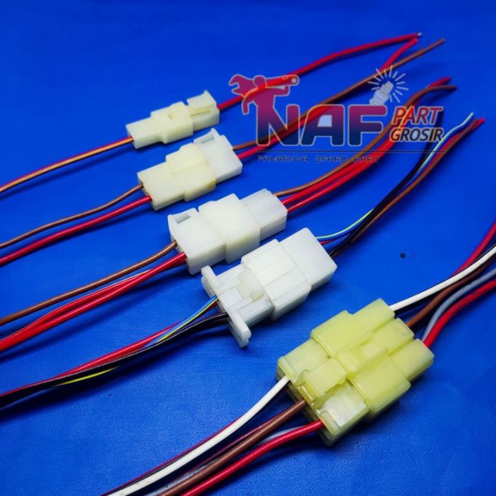 SOKET SOCKET KABEL SAMBUNGAN PIN 1 PIN 2 PIN 3 PIN 4 PIN 6 BESAR MOTOR ...