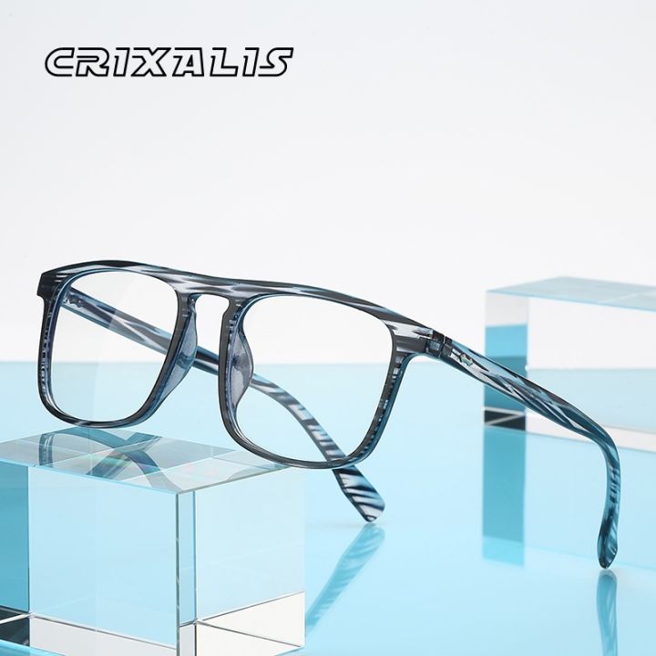 HF CRIXALIS การออกแบบแบรนด์สแควร์ป้องกันความเมื่อยล้าแสงสีฟ้าแว่นตา ...