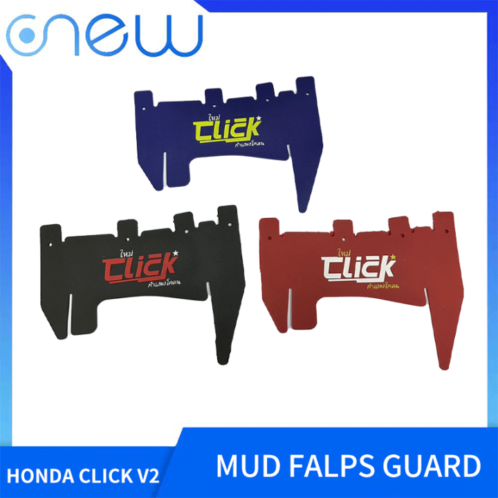 Onew Motorcycle Mud Guard Mud Flap Rubber For Honda Click 125i / 150i ...