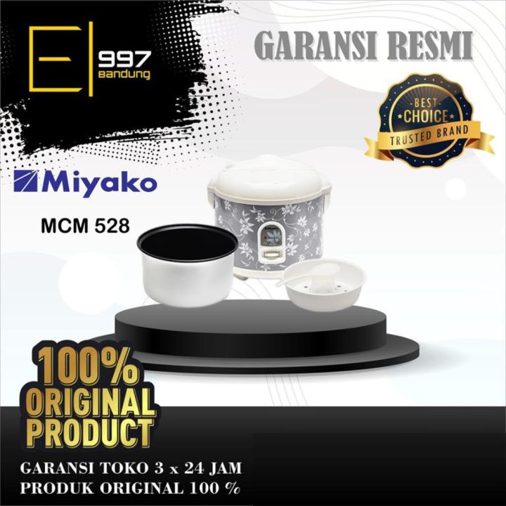 MIYAKO RICE COOKER MCM 528 / MCM528 , WARMER PLUS 1,8 LITER | Lazada ...