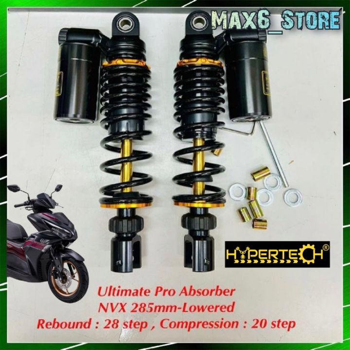Yamaha NVX155 V1 V2 V3 HYPERTECH Ultimate Pro Absorber 285MM With ...