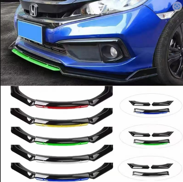 🔥NEW DESIGN🔥Car Universal Front Bumper Diffuser Lip Wrap Angle HIGHT ...