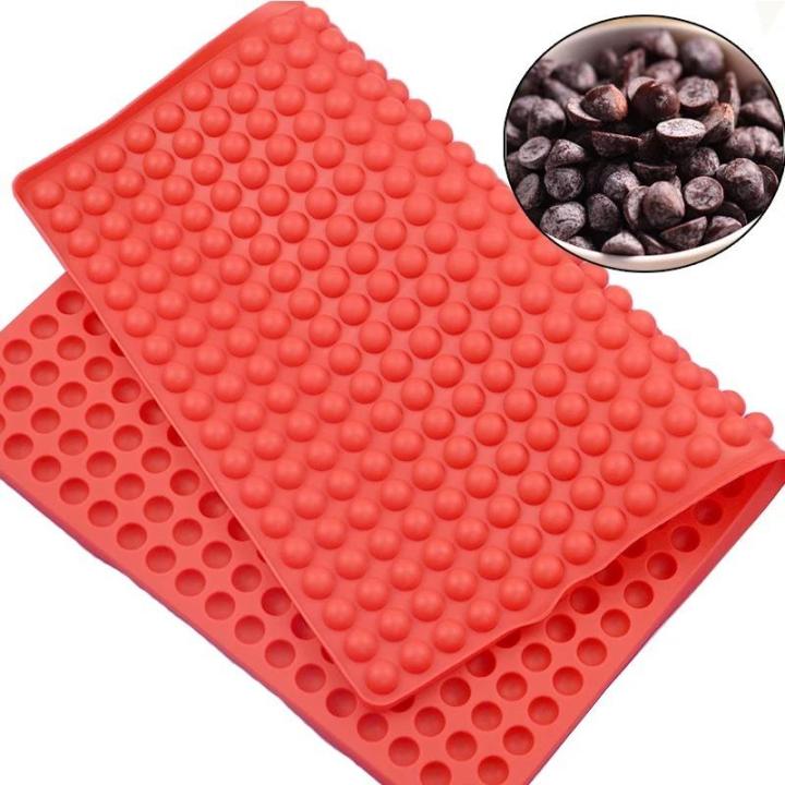 468 Cavity Mini Round Silicone Mold Chocolate Drops Mold Dog Treats Pan ...