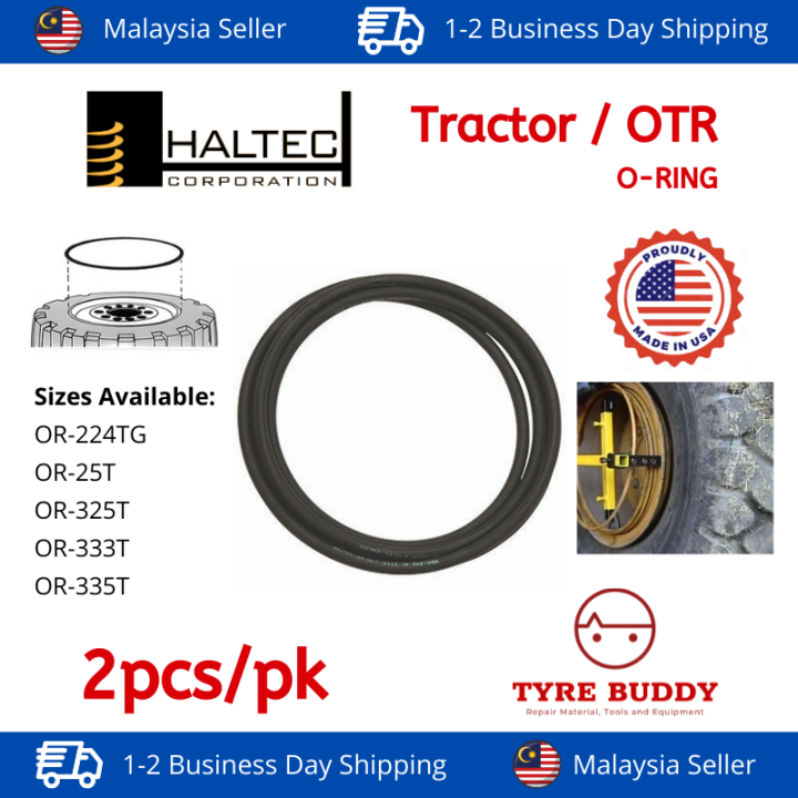 Cincin O Traktor HALTEC (2PCS/SET) untuk Rim Tanpa Tiub Earthmover; OTR ...