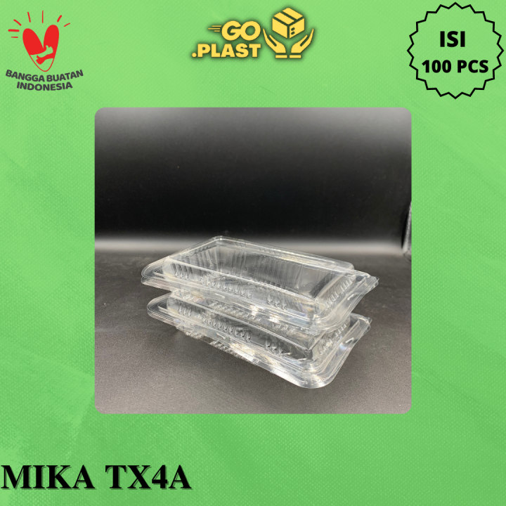 [100PCS] MIKA PLASTIK TX 4A KEMASAN MAKANAN PRAKTIS | Lazada Indonesia