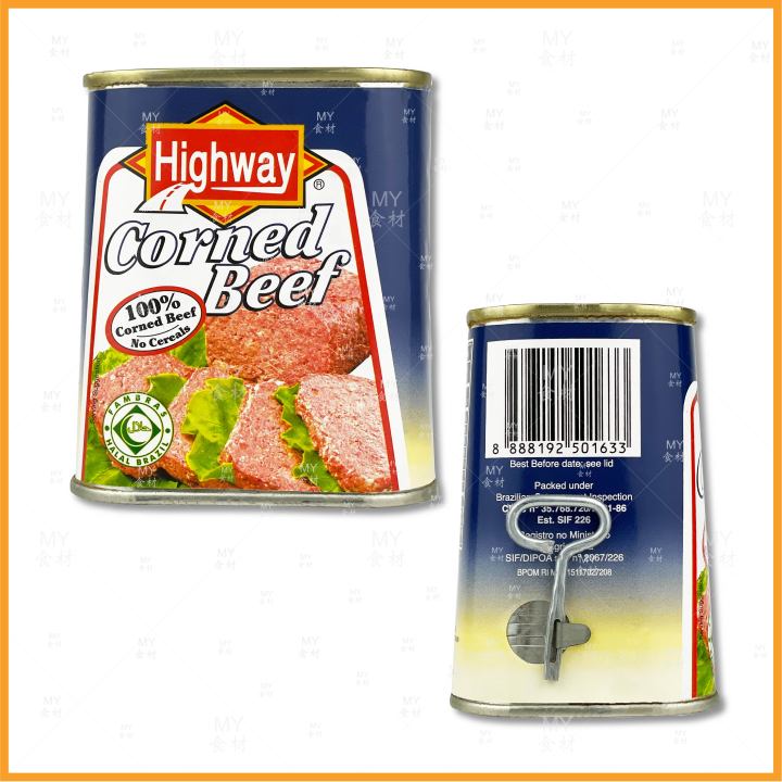 【Highway】牛肉罐头 Corned beef 340g （halal） | Lazada