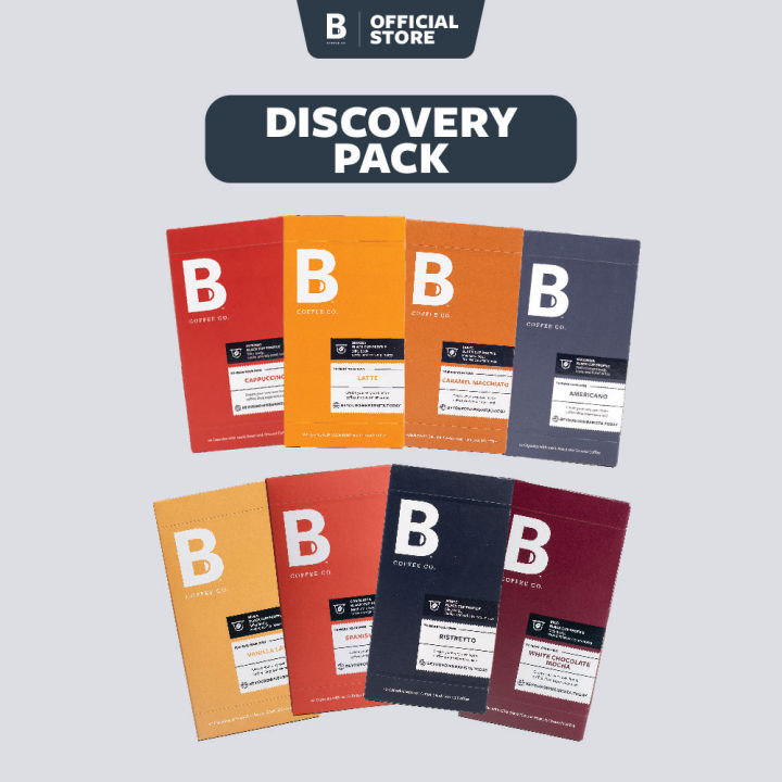 B Coffee Co. Discovery Bundle Pack - 8 Packs of Nespresso Compatible ...