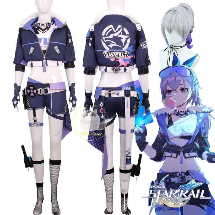Game Silver Wolf Cosplay Costume Honkai Star Rail Cosplay Uniform ...