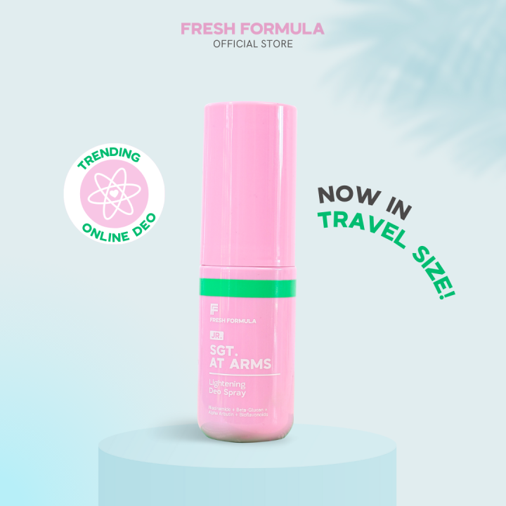Fresh Formula Sgt. At Arms Lightening Deo Spray Jr. 30ml | Lazada PH