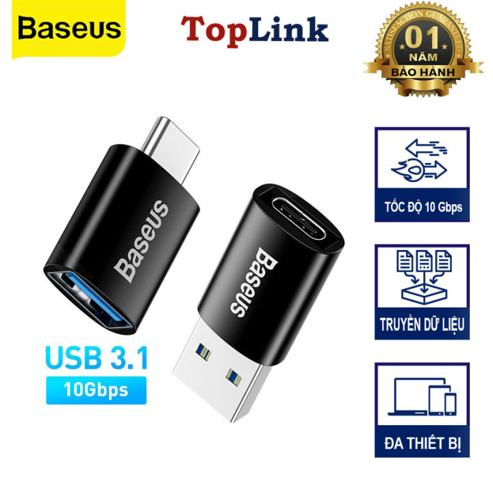 Đầu Chuyển Đổi OTG USB 3.1 Baseus Từ Type-C Ra USB/ USB Ra Type-C Cho ...
