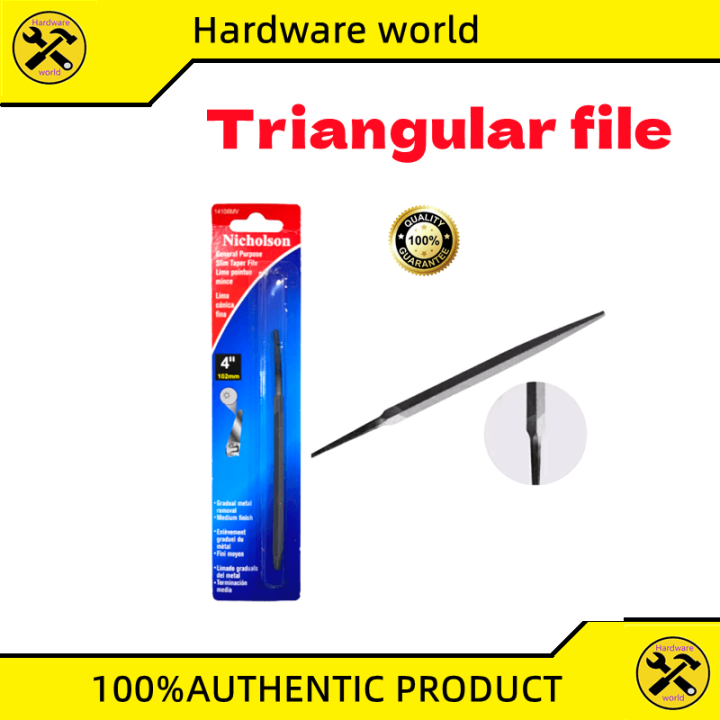 Nicholson Chainsaw / Powersaw File Slim Taper File Triangle Shape Saw ...