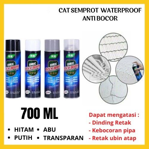 Spray Waterproof Leak Anti Bocor Cat Semprot Dinding Atap Plafon Self ...