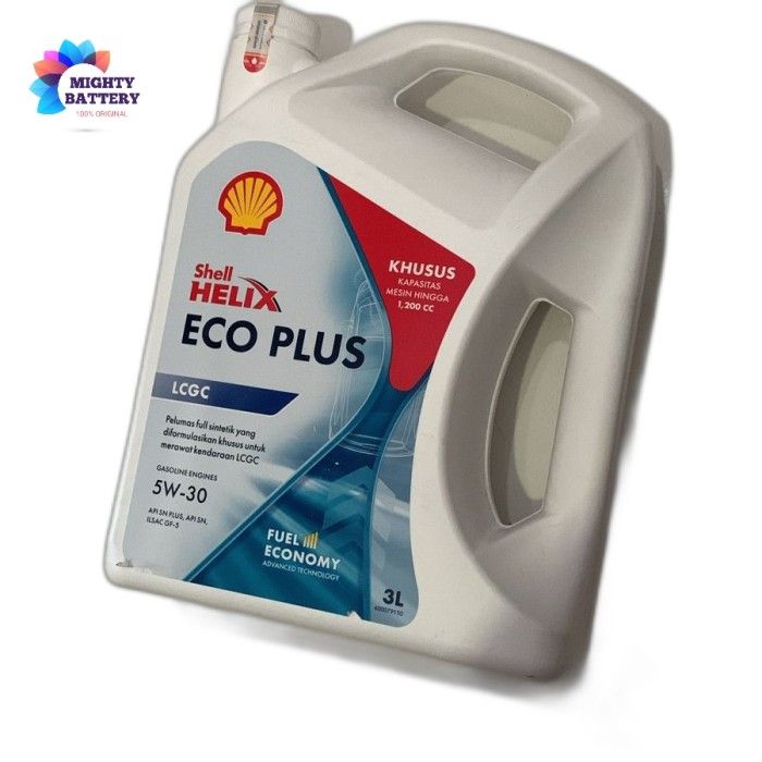 Shell Helix Eco Plus 5W-30 3 Liter LCGC | Lazada Indonesia