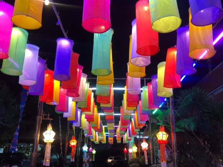 ลดพิเศษ !!! โคมต้นไม้ โคมกระบอก โคมแขวนกระบอกพับได้ (เลือกสีทักแชท ...