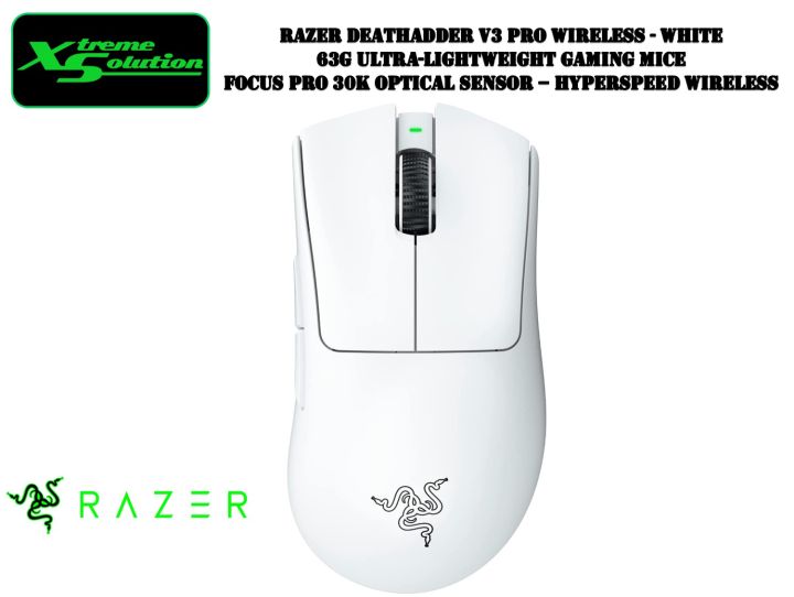 Razer DeathAdder V3 Pro Wireless Gaming Mouse - 63g Ultra Lightweight ...