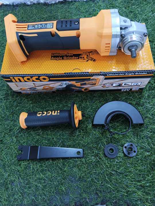 Ingco Cordless Angle Grinder 20V CAGLI1001 (UNIT ONLY) | Lazada PH