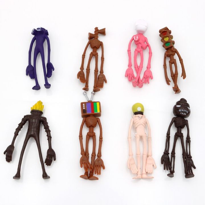 8Pcs/Set Creative Anime Scp Siren Head Figure Horror Toy Sirenhead ...