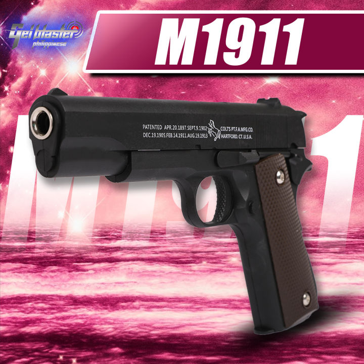 GBPH M1911 Gel Blasters 50% Manual Gel Splatter Blaster adult Collections kids Gift | Lazada PH