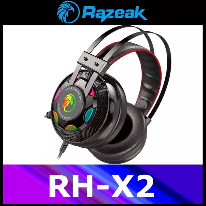 Razeak RH-X02หูฟังเกมมิ่ง 7.1 Surround Gaming Headset | Lazada.co.th