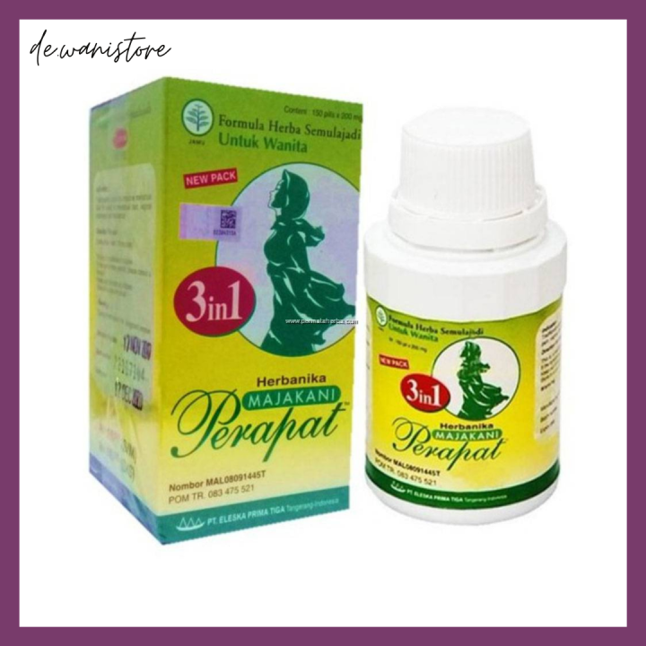 Jamu/Herbanika Manjakani Perapat Extra/Xtra 3in1 Original | Lazada