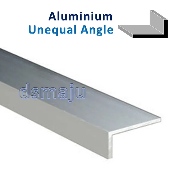 Silver NA Color Aluminum Unequal Angle Bar NA Aluminium Angle Corner L ...