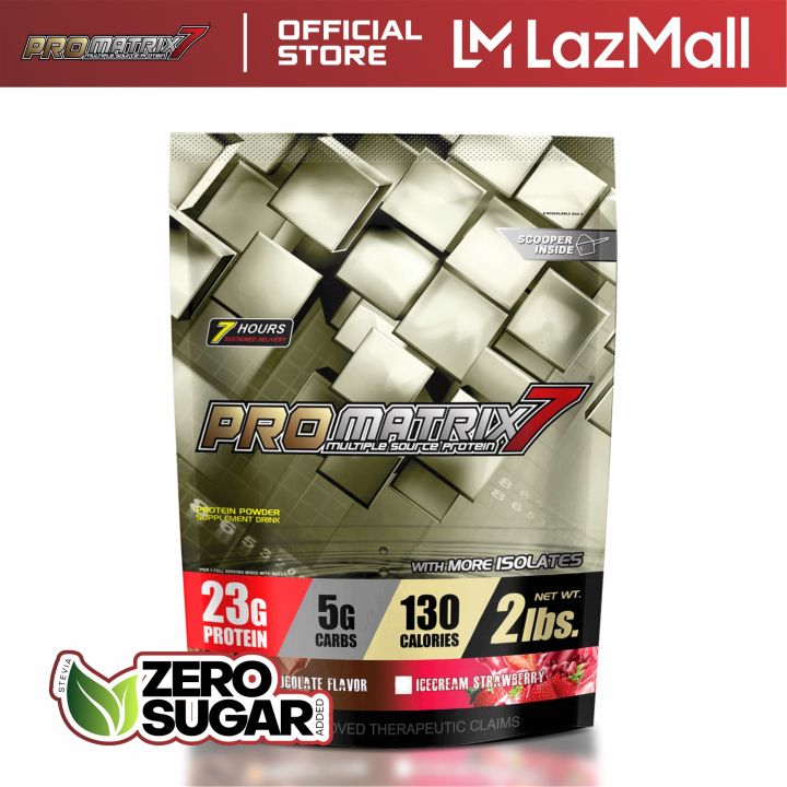 2lbs !!! Promatrix 7 Whey Protein Chocolate 28 sevings | Lazada PH