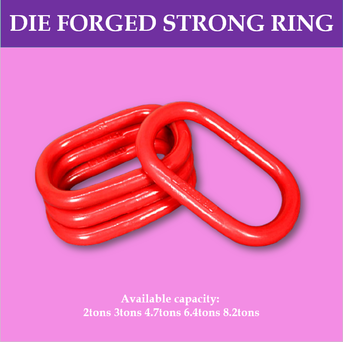 Lifting Equipment Die Forged Strong Ring Welded Master Link for lifting ...