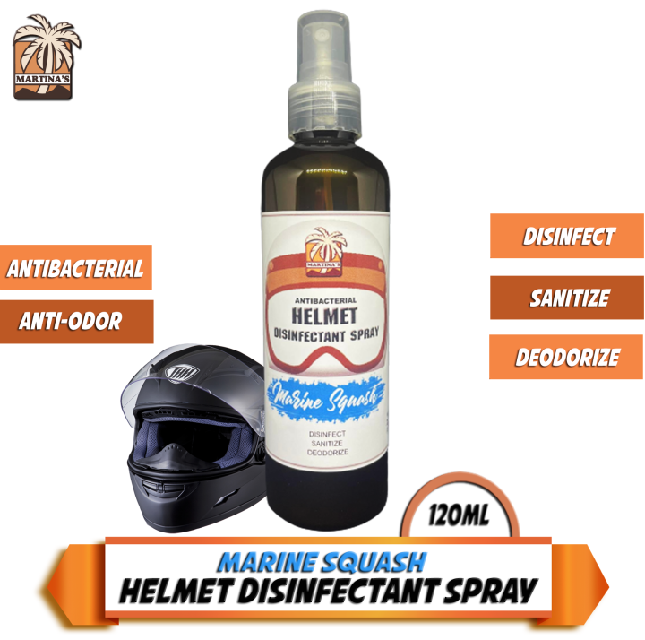 [ MARINE SQUASH HELMET SPRAY 120ml ] Martina’s Long Lasting Helmet ...