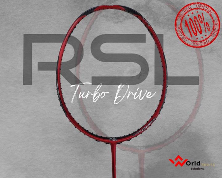 RSL Turbo Charge Badminton Rackets (Red) (100% Original) | Lazada