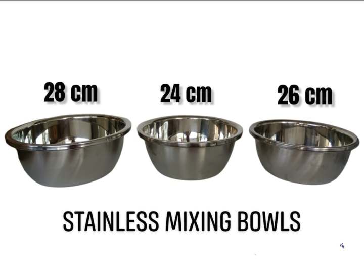 Stainless Steel Mixing Bowls | Lazada PH