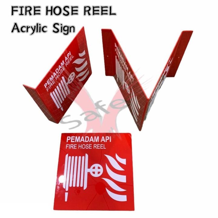 Fire Fighting Equipment Signage Acrylic 2mm Fire Extinguisher Fire Hose ...