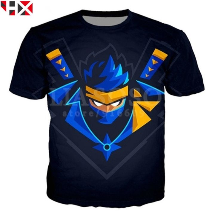 New Game Fortnite Ninja 3D Print T Shirt Unisex Funny Hipster Cool Tops ...
