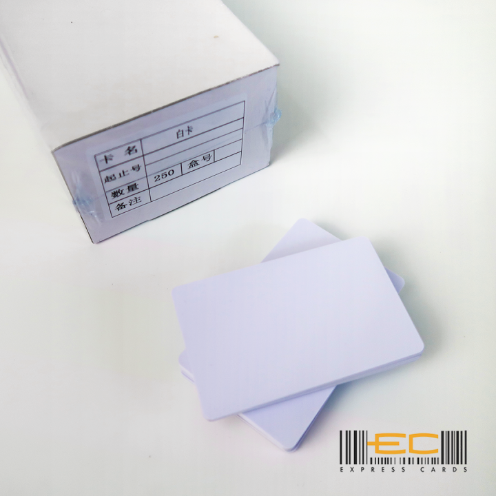 Blank PVC Card for ID Card Printers | 250pcs | Lazada PH