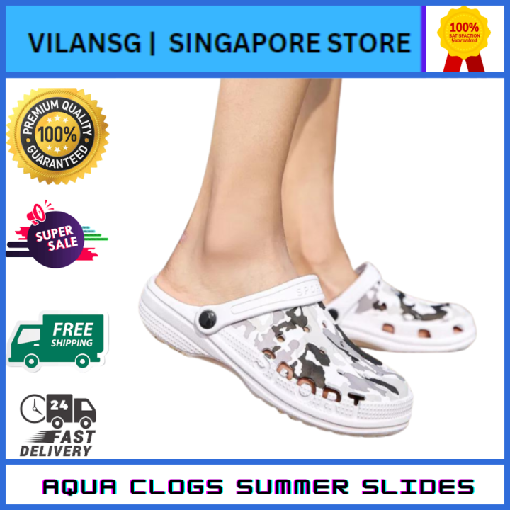 Men Fashion Black Garden Casual Aqua Clogs Summer Slides Beach Swimming ...