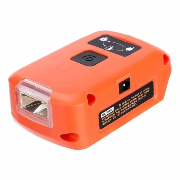 LED work light adapter for Black & Decker 14.4-20v lithium with dual ...