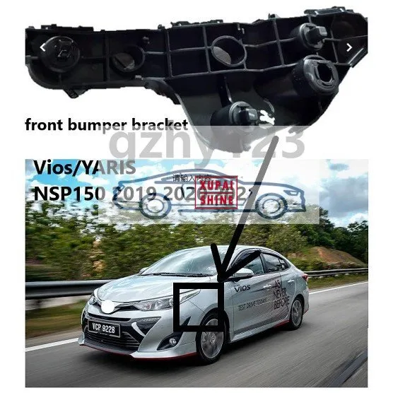 xps vios front bumper bracket bumper side support bracket for TOYOTA VIOS /YARIS 2019 2020 2021 ...