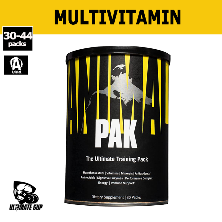Animal Pak High Potency Multivitamin & Mineral, Super Vitamin Pak ...