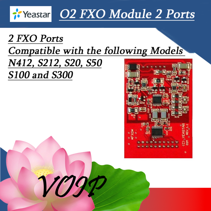 Yeastar O2 FXO Module 2 Trunklines (VAT INC PRICE) | Lazada PH