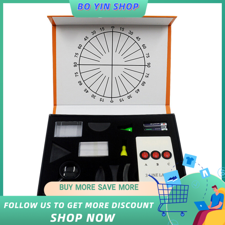 BO YIN Physical Optical Kit Laboratory Equipment Optical Concave Convex ...