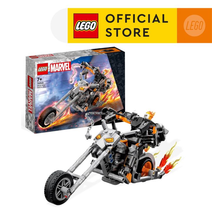 LEGO Marvel 76245 Ghost Rider Mech & Bike Building Toy Set (264 Pieces ...
