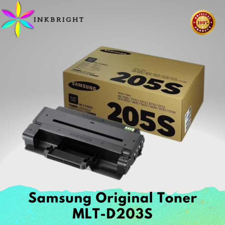 SAMSUNG MLT-D203S Original Toner Cartridge (MLT-D203S MLT D203S 203S) | Lazada PH