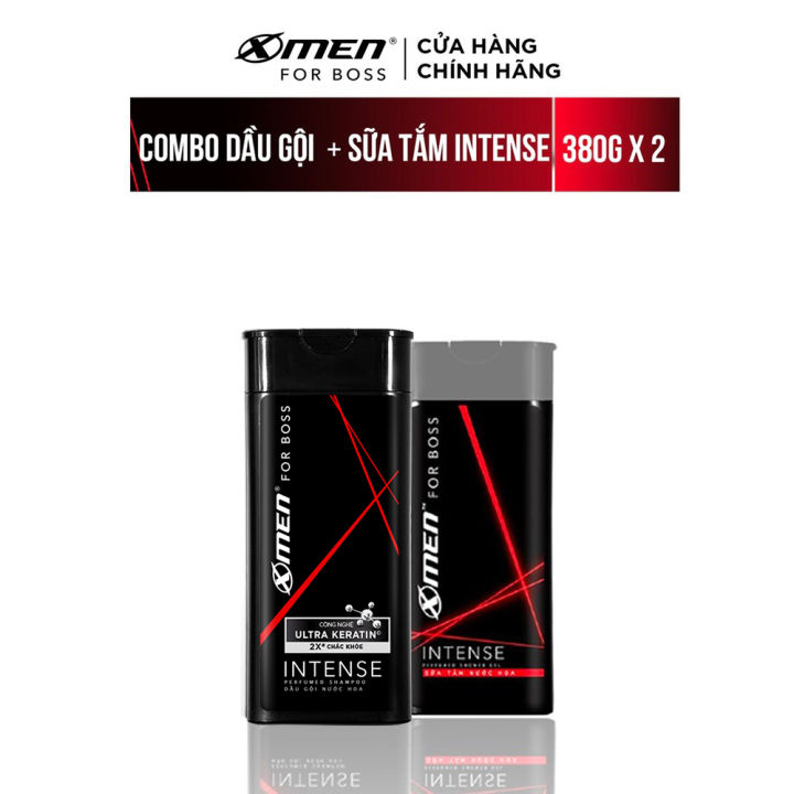 Combo dùng thử Dầu gội X-Men for Boss hương trầm đầy nội lực Intense ...