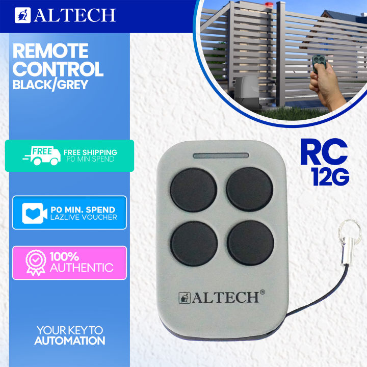 ALTECH RC–12G Remote Control for Electric Automatic Gate Swing and ...